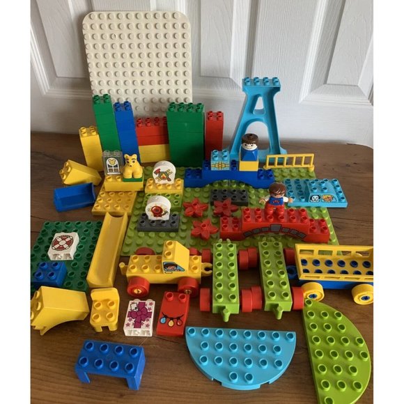 Lego | Toys | Lot Lego Duplo Building Bricks Block Base Plates People ...